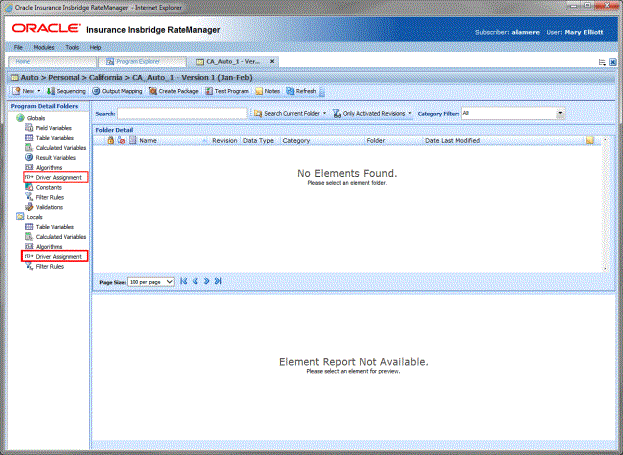 Navigating to Driver Assignment